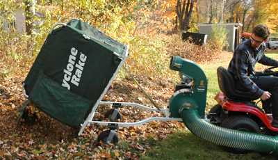 Cyclone Rake Classic Leaf and Lawn Vacuum | the Lawnmower Hospital