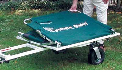 Cyclone Rake Classic Leaf and Lawn Vacuum | the Lawnmower Hospital