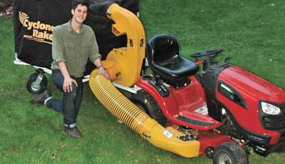 Cyclone Rake XL Leaf and Lawn Vacuum | the Lawnmower Hospital