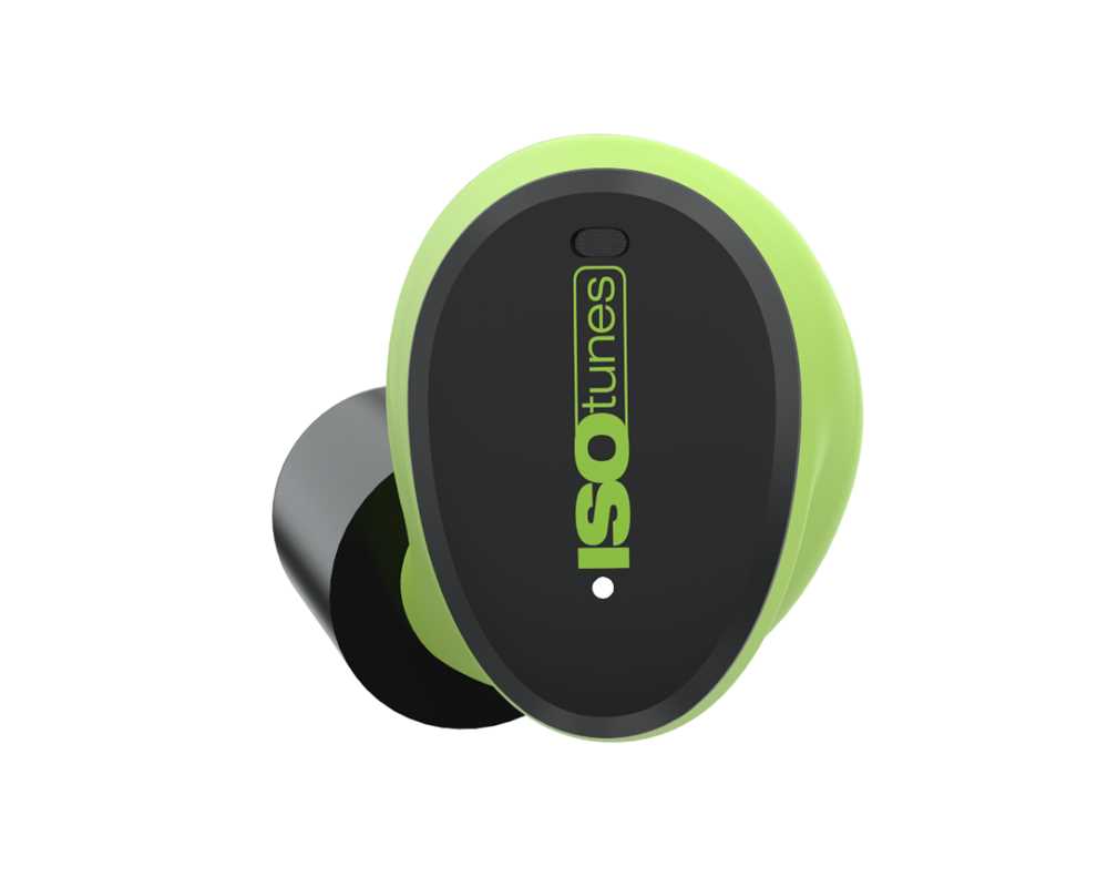 ISO Tunes FREE Aware True Wireless Bluetooth Earbuds - Safety Green ...